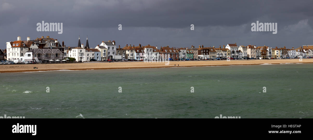 Panoramic view of The Royal Hotel and Beach Street, Deal, Kent as seen ...