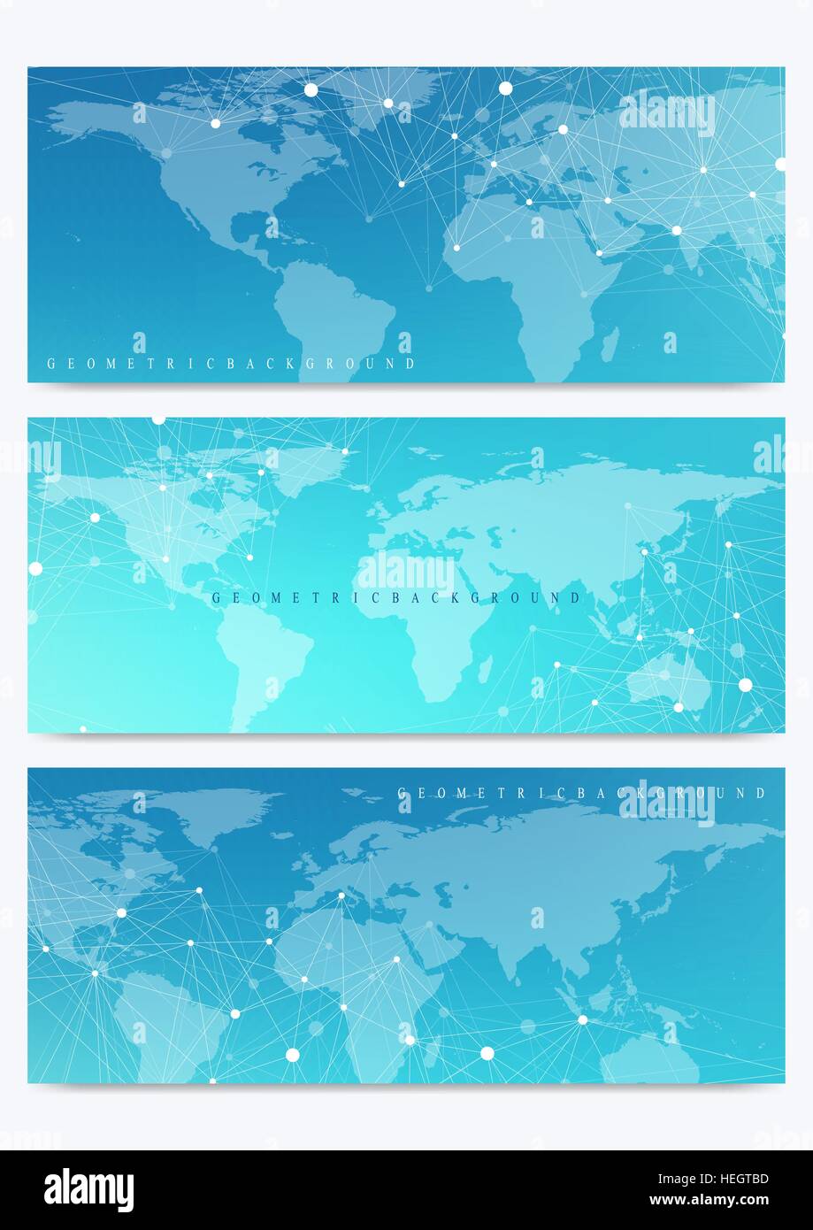 Set banners world map hi-res stock photography and images - Alamy