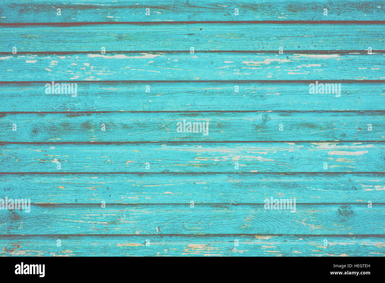 Section of turquoise blue wood panelling from a seaside beach hut Stock ...