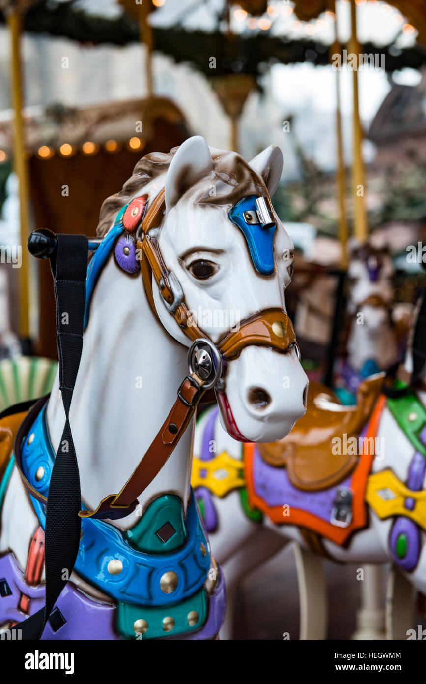 Painted carnival horses hi-res stock photography and images - Alamy