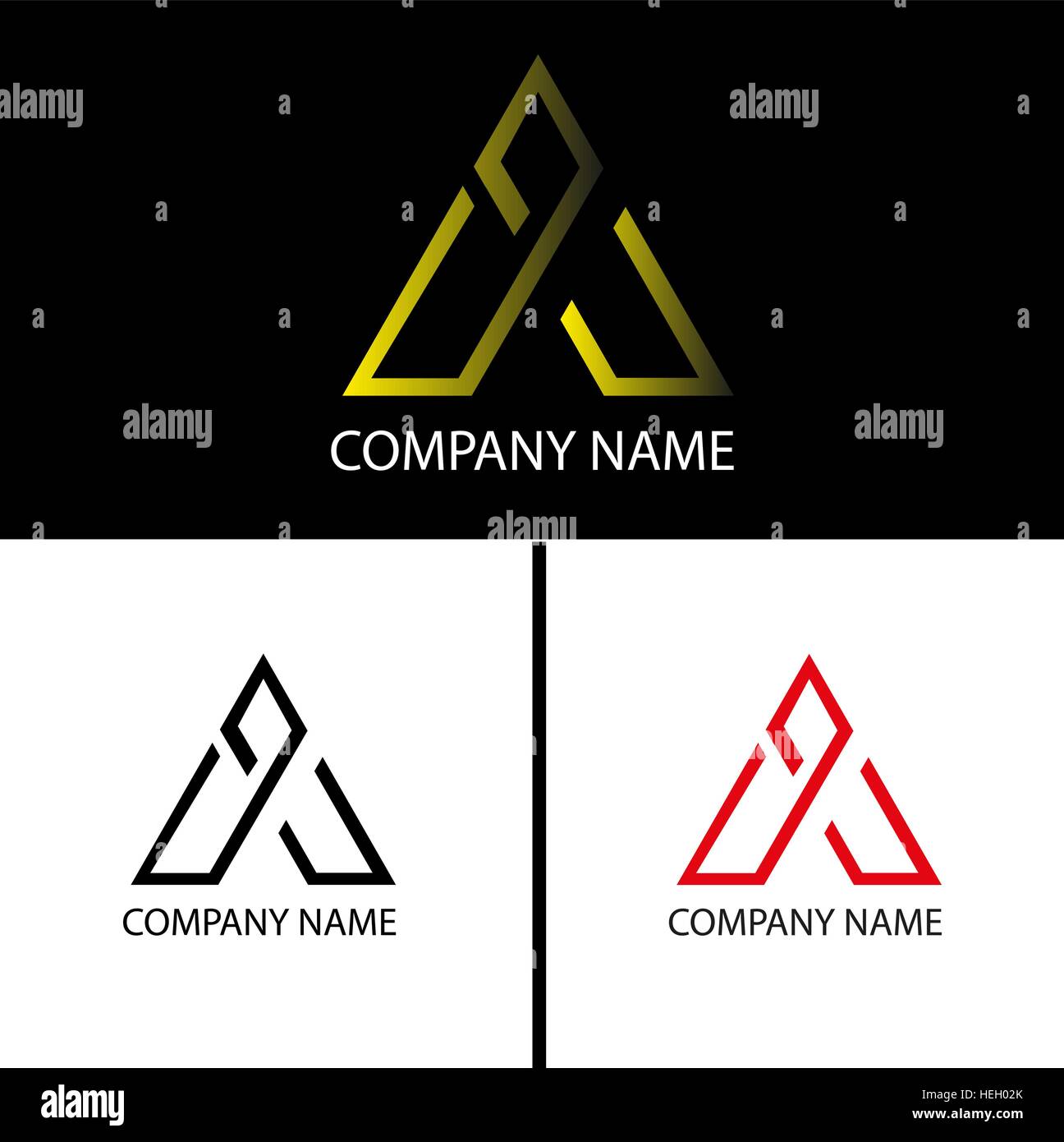 Abstract A Logo Stock Vector Image & Art - Alamy