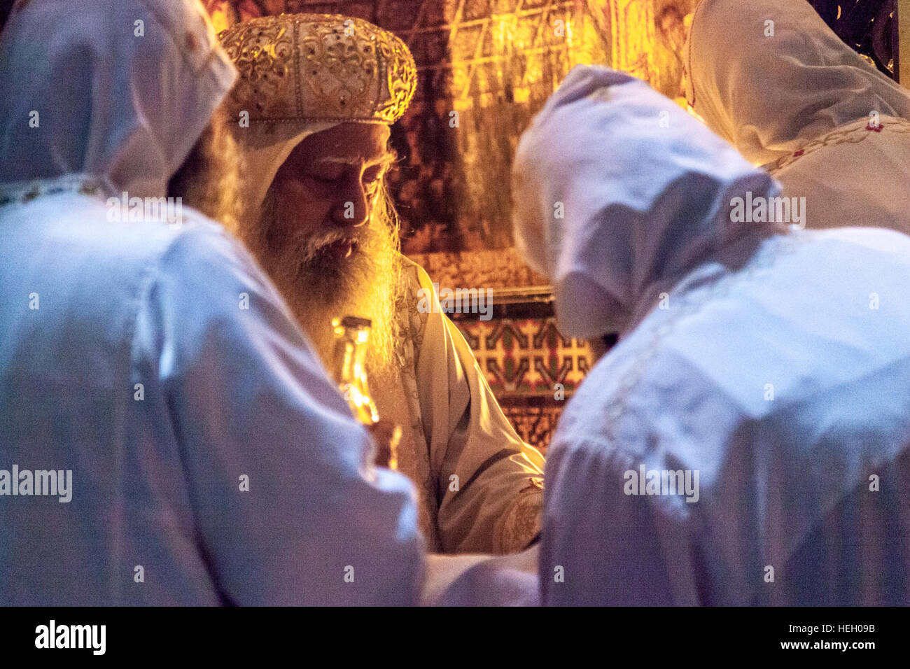 Jerusalem, Israel - November 10, 2016: Anba Abraham, the Coptic ...