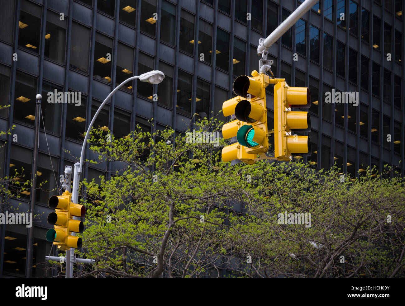 Traffic light yellow hanging hi-res stock photography and images - Alamy