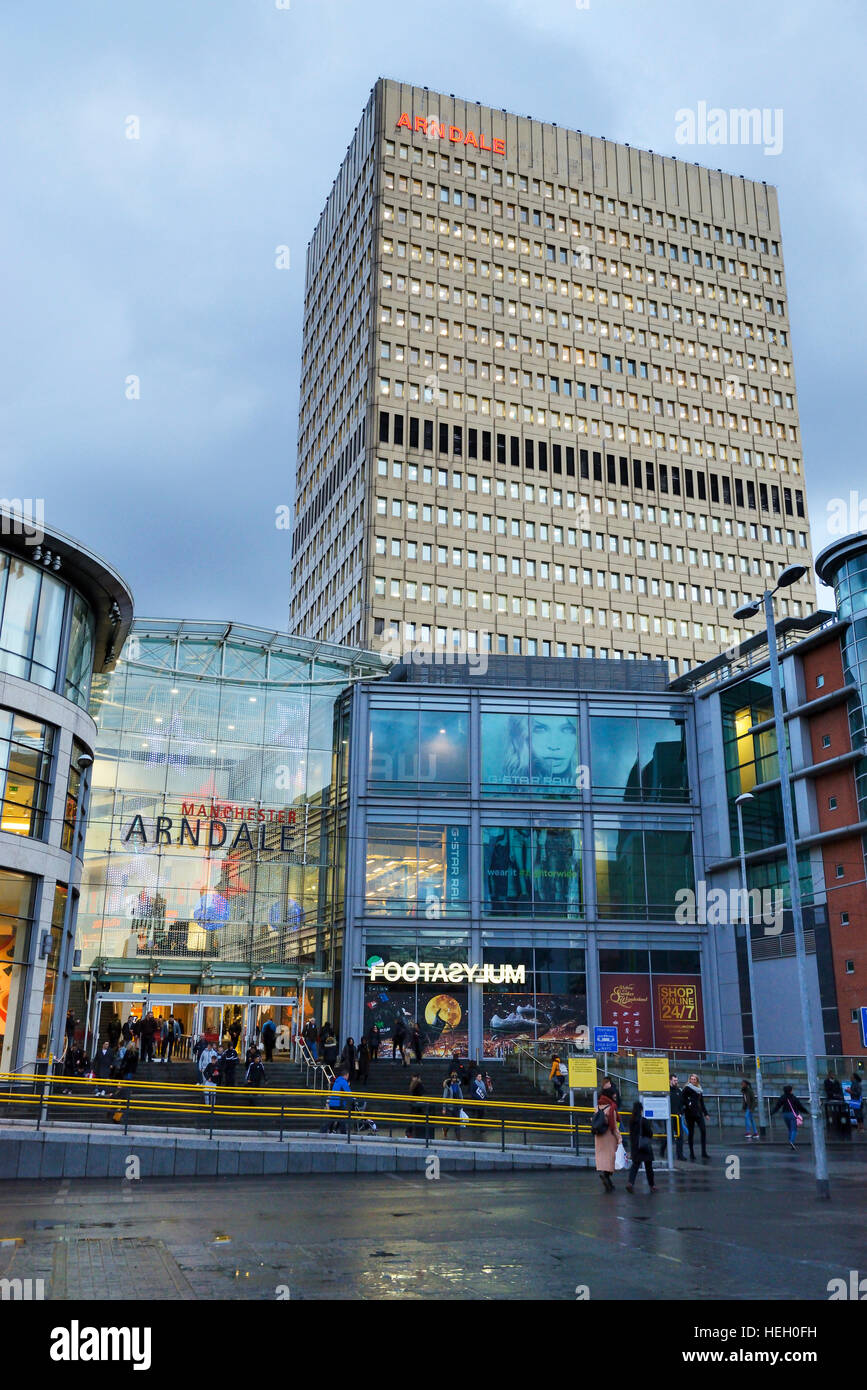 Arndale Shopping centre in Manchester city centre Stock Photo - Alamy