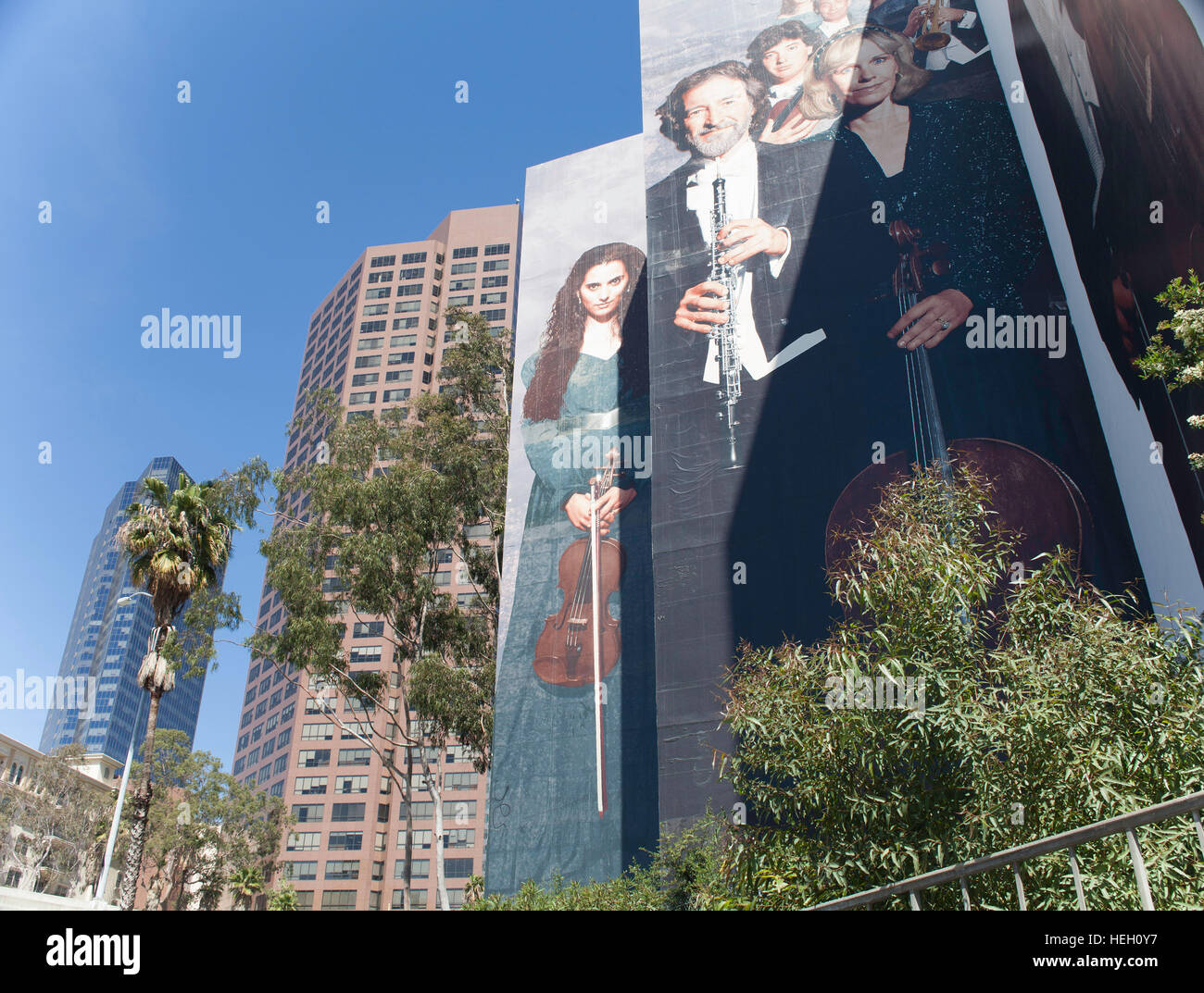 mural downtown los angeles Stock Photo - Alamy