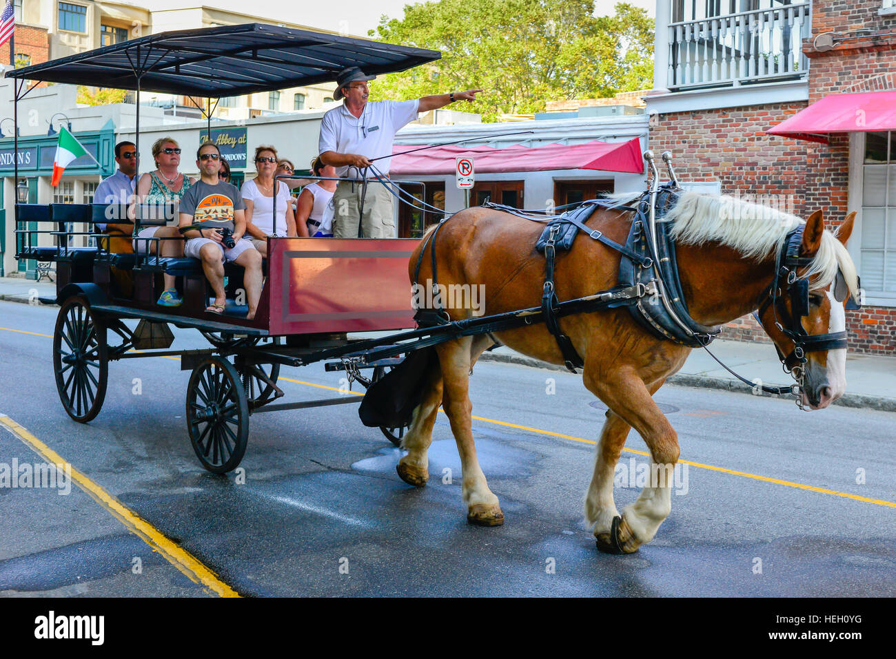 Horse Drawn Trolley High Resolution Stock Photography and Images - Alamy