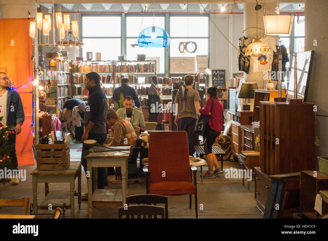 Brooklyn Flea market Industry City NYC Stock Photo - Alamy