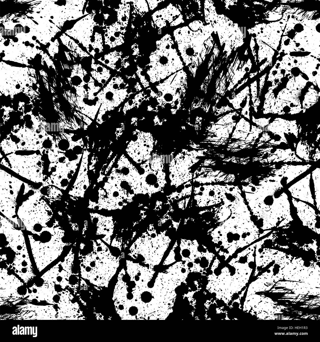 Vector seamless tile of ink splatters and spills Stock Vector Image ...