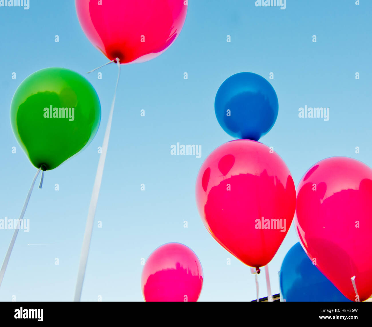 Children with balloons hi-res stock photography and images - Alamy