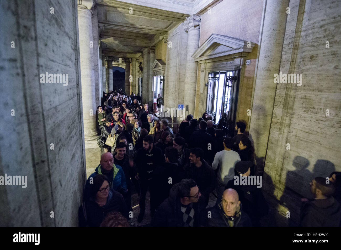 Capitoline Museums, Rome, by night during a special opening. Where ...