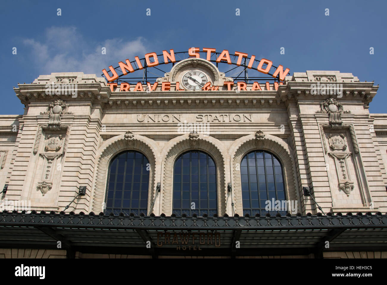 United States of America, USA, Colorado, CO, Denver, exterior of Union ...
