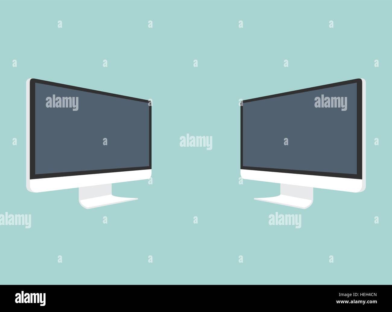 Computer Monitor Isolated. Computer monitor isolated. Computer monitor ...