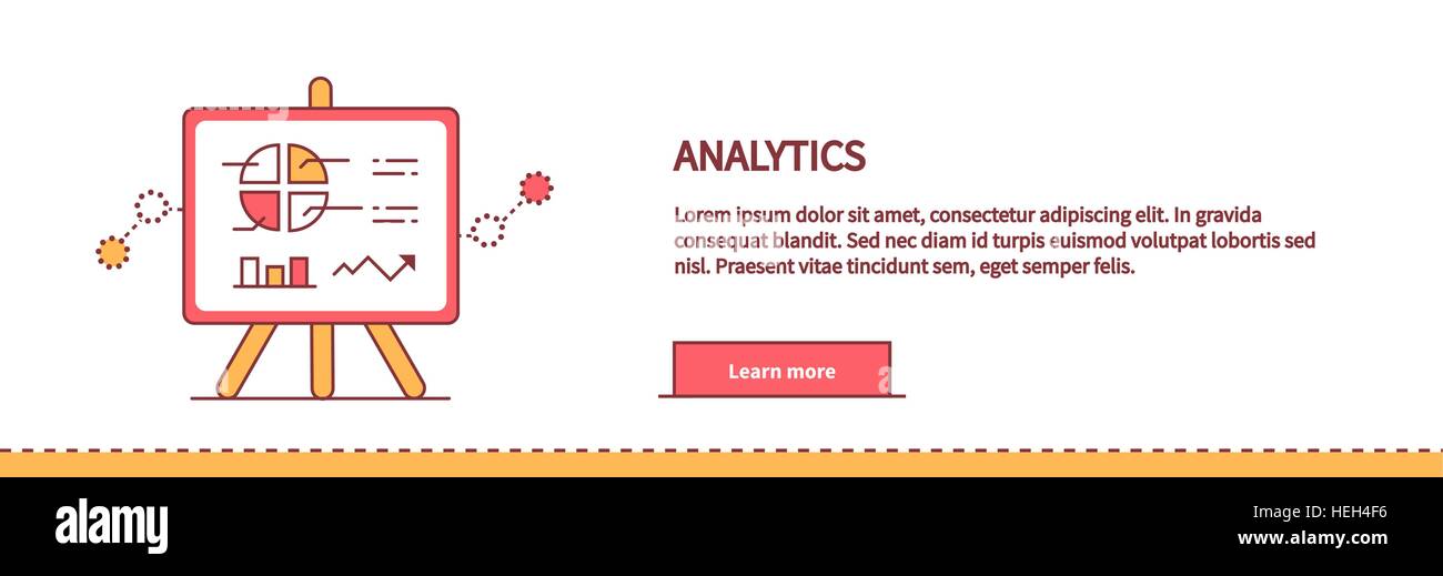 Stand with charts and parameters analytics on white. Business concept ...
