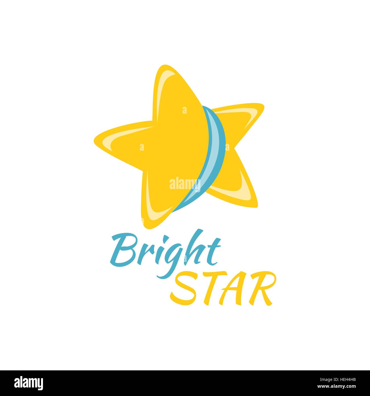 Bright star icon sign logo badge. Star bright logo, badge star bright ...