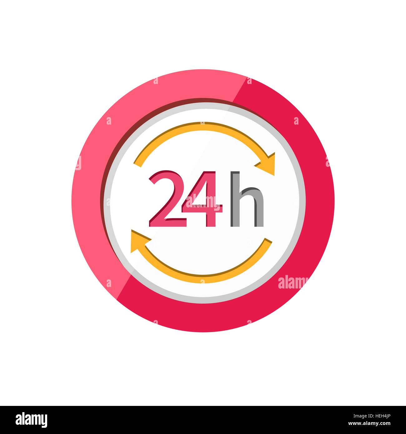24h icon. Repair fix tool icons. 24h Customer support service signs ...
