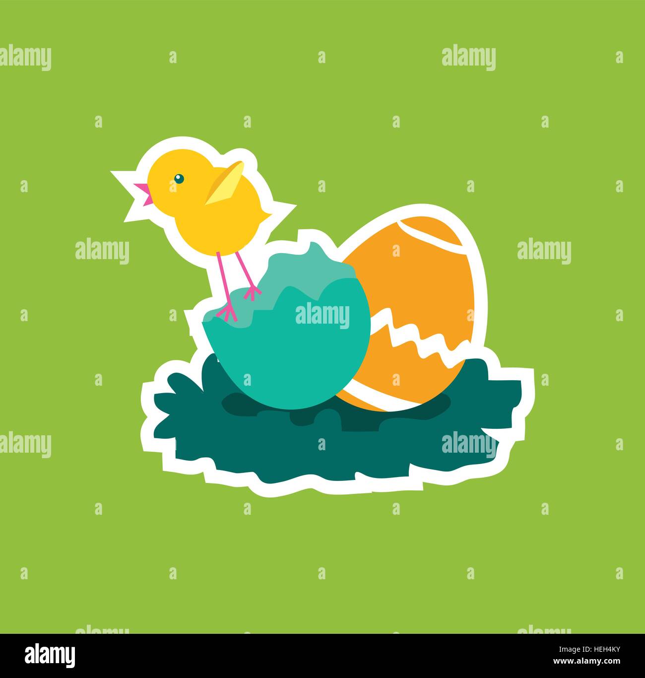 Unusual chicken Stock Vector Images - Alamy