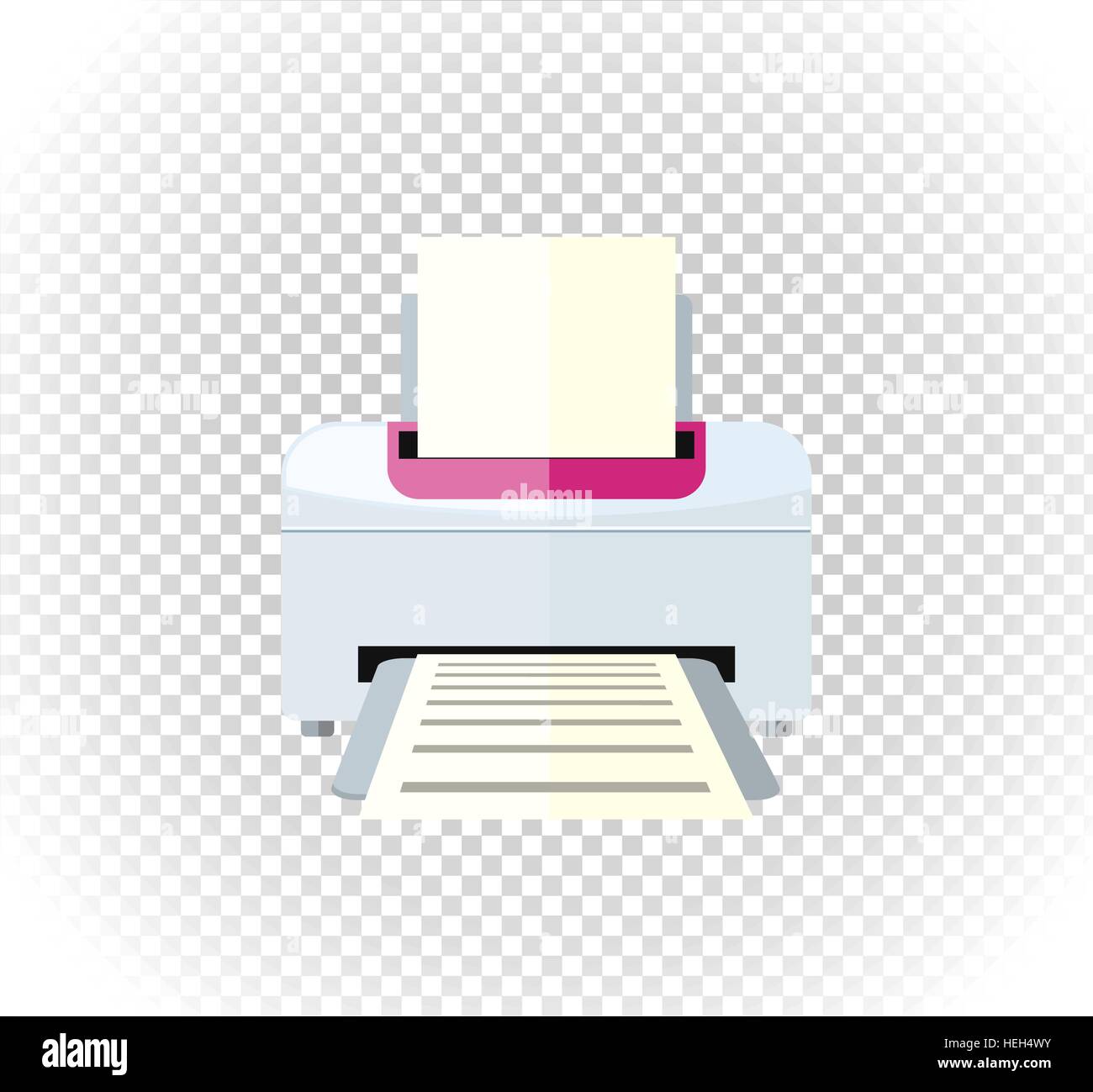 Sale of household appliances. Electronic device white printer logo ...