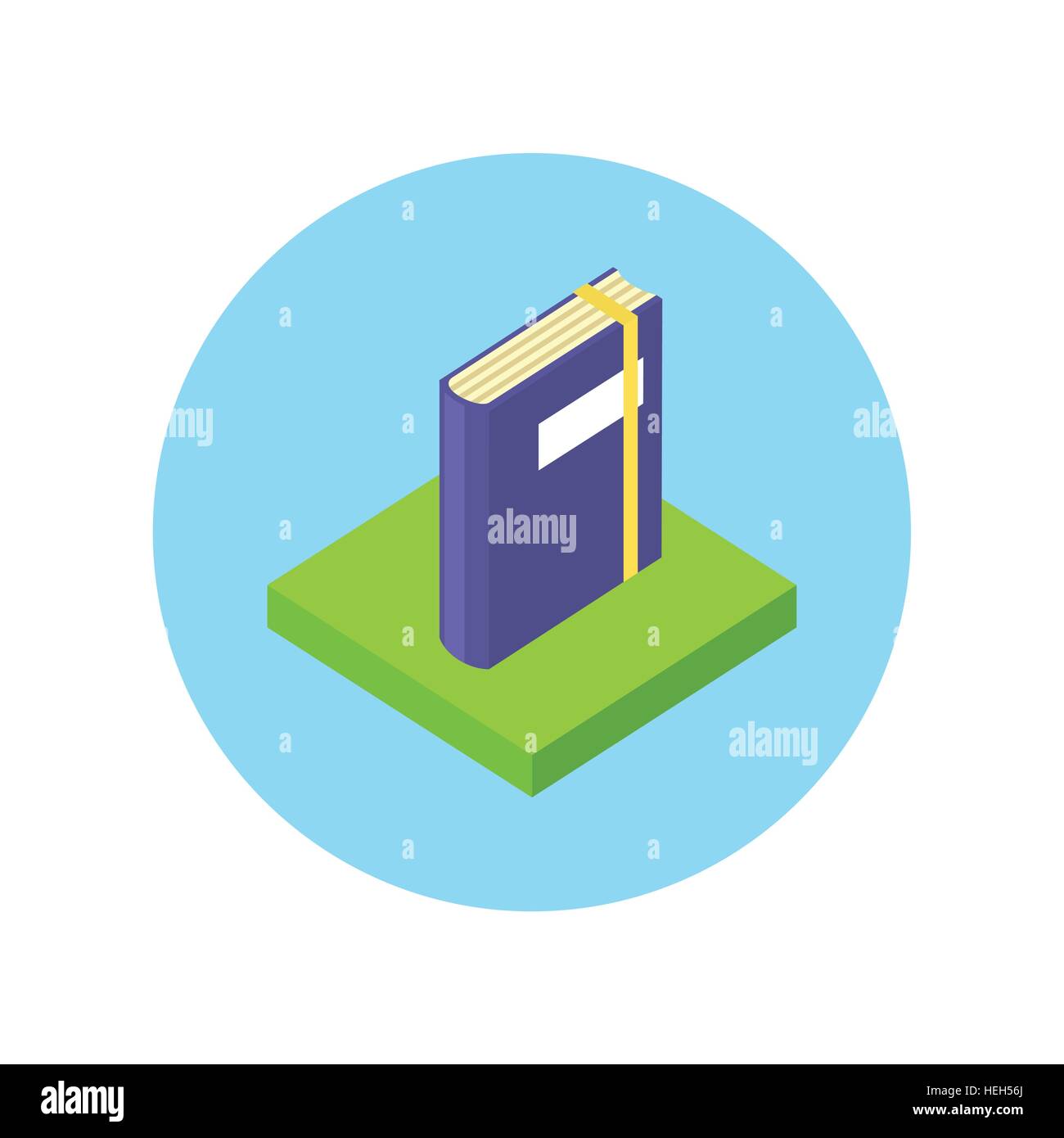 Isometric book logo icon flat style design. 3d Book logo. New book ...