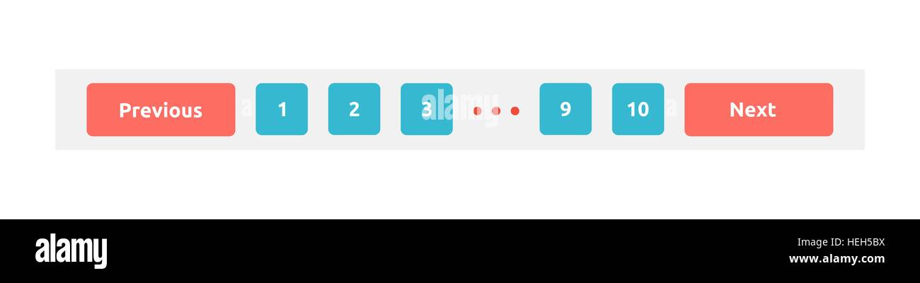 Order number page next and previous. Previous or next, app button ...