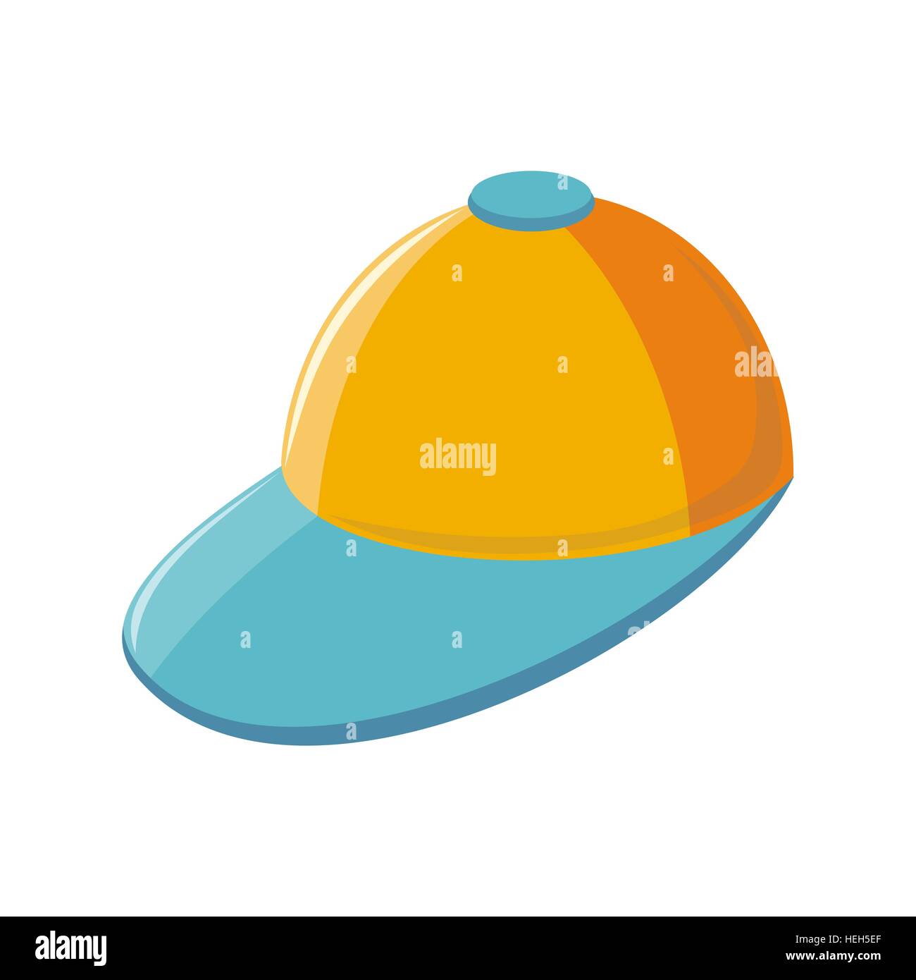 Color cap isolated in white background. Color cap isolated in white ...