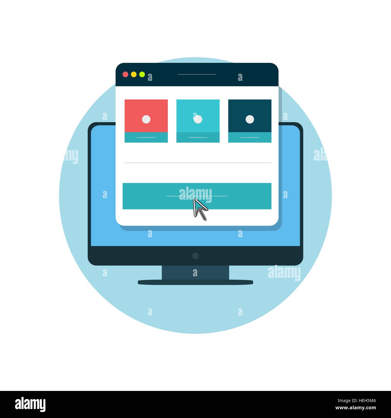 Responsive Design Icon Flat Isolated. Responsive design icon flat ...