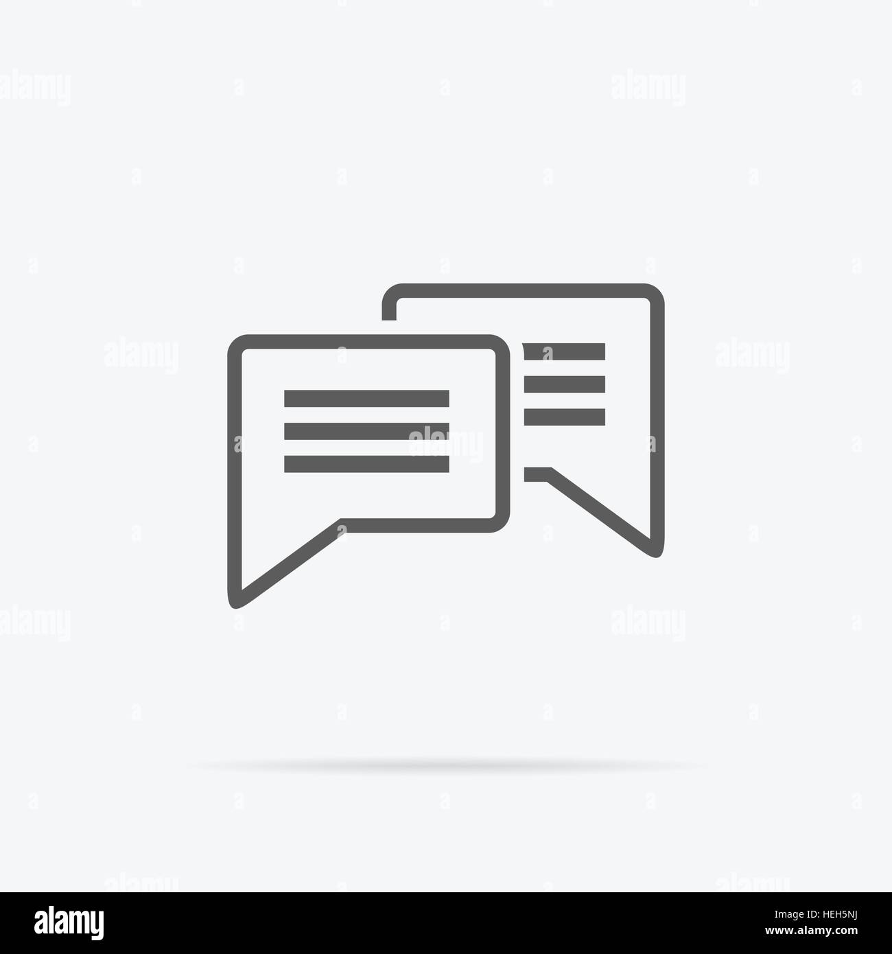 Contact Concept Message and Speech Bubble. Contact concept message and ...