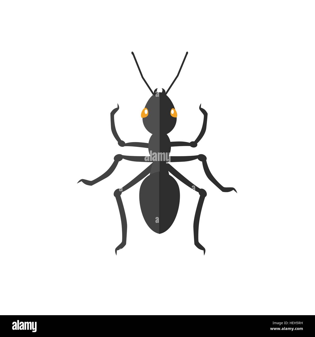 Ant Icon Vector. Ant icon flat design. Ant isolated on white background ...