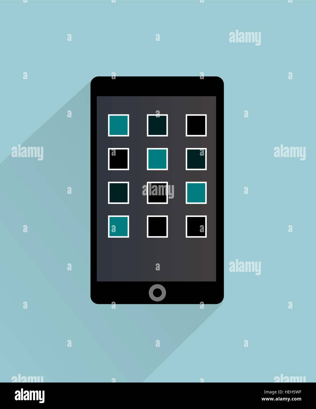 Smart phone design flat icon isolated. Telephone mobile and smartphone ...