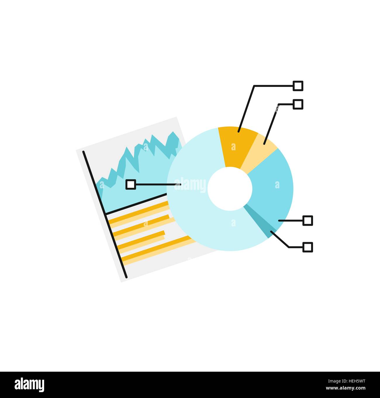 Data tools finance diagram and graphic. Chart and graphic, business ...