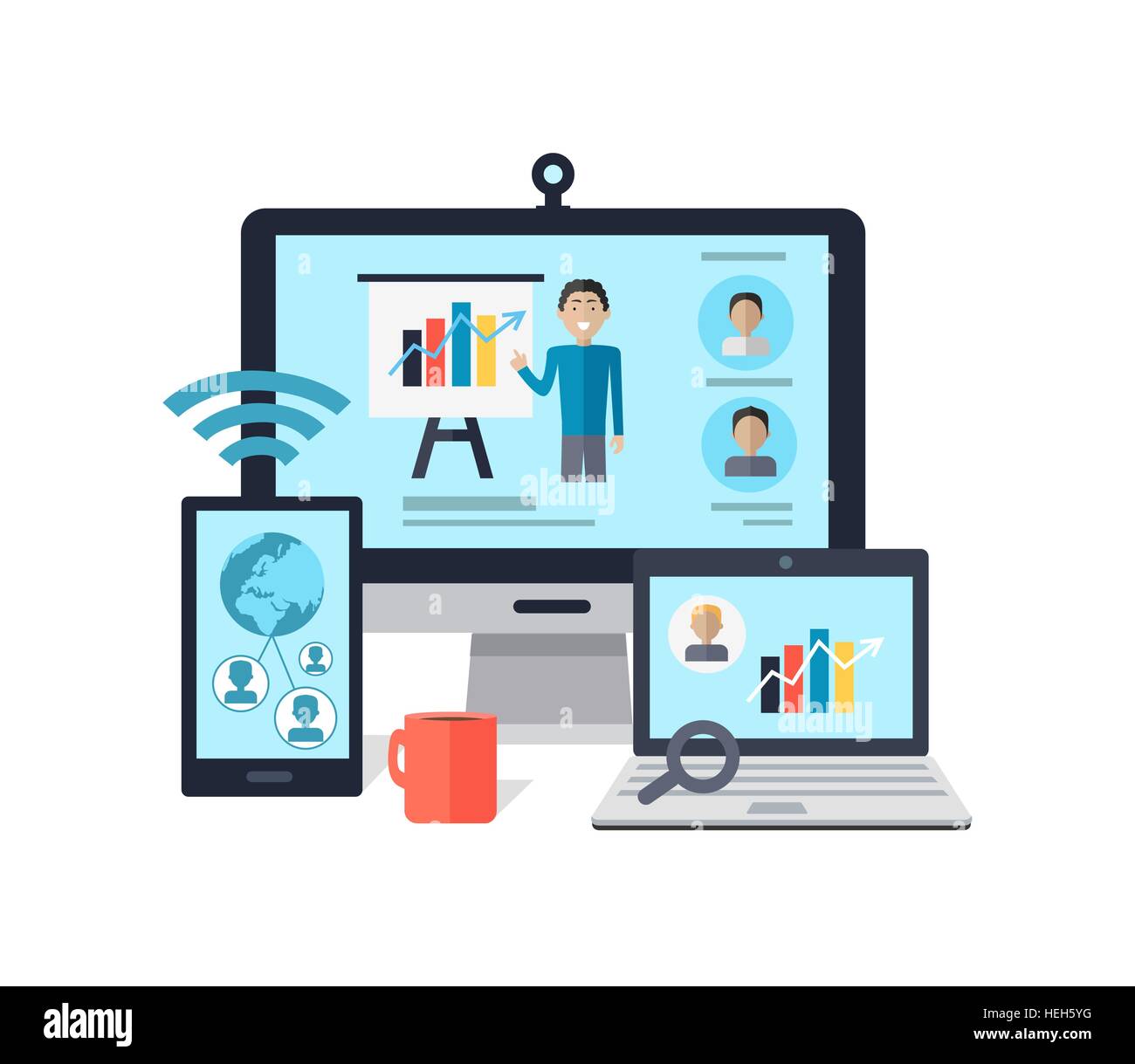 Staffing Stock Vector Images - Alamy