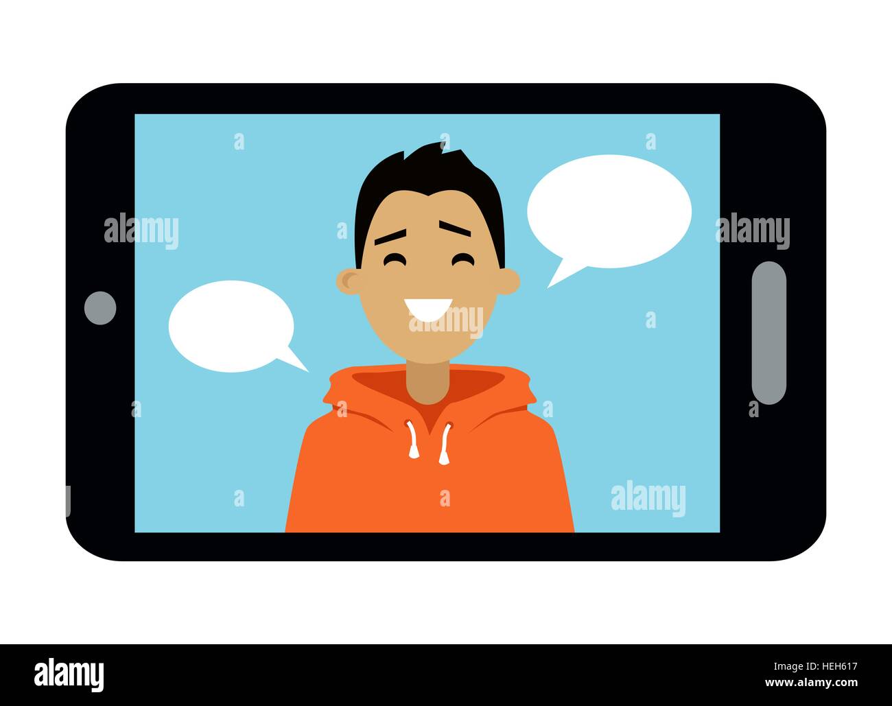 Video Communication Smart Phone. Video communication smart phone. Video ...