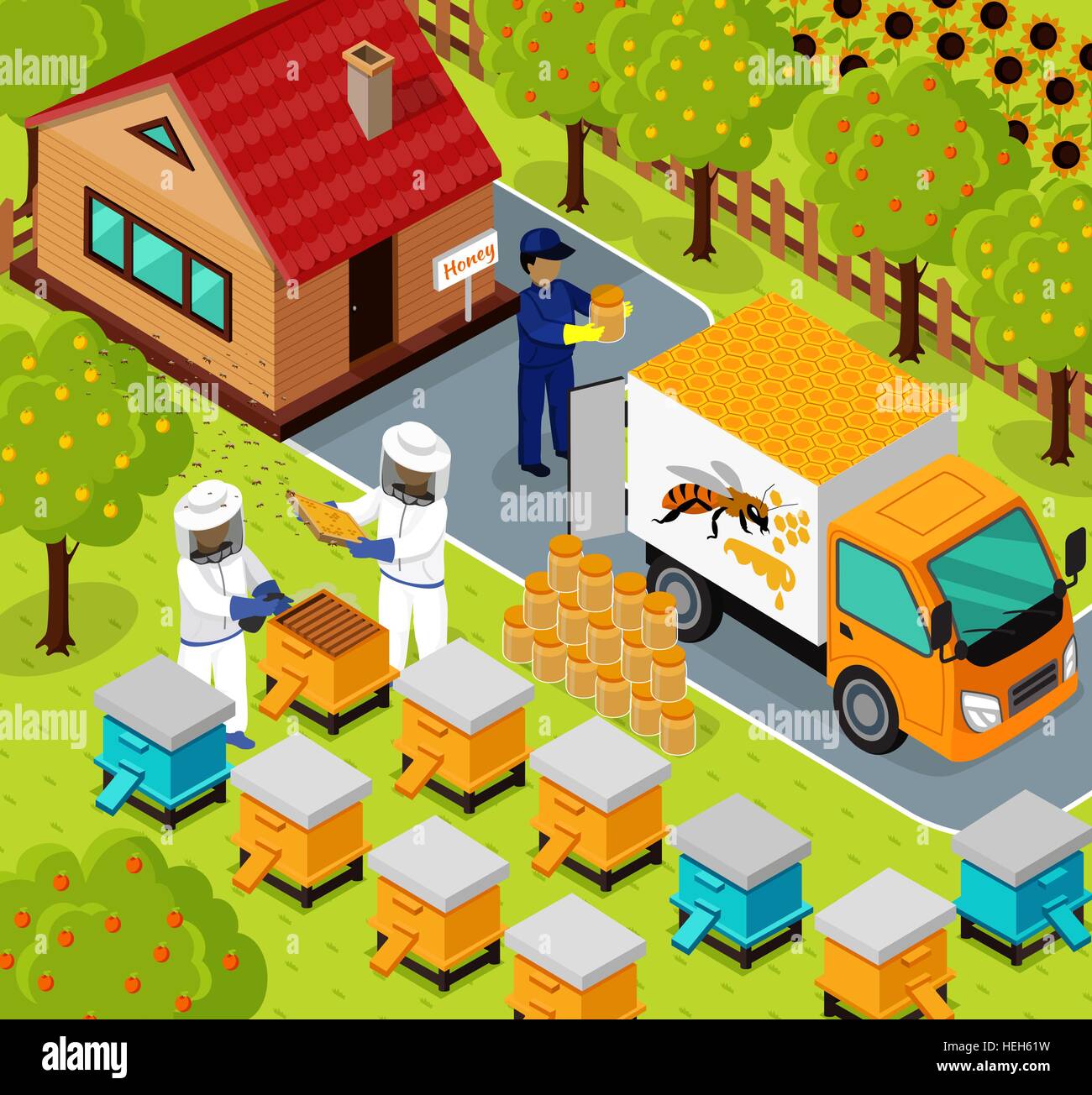 Tree nectar Stock Vector Images - Alamy