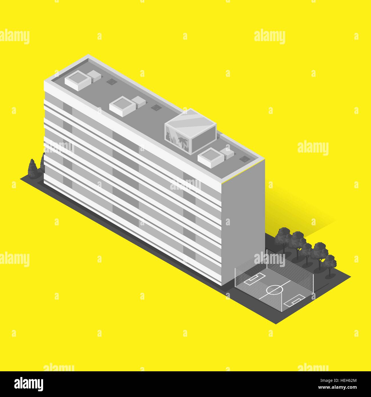 Skyscraper logo building icon. Building and isolated skyscraper, tower ...