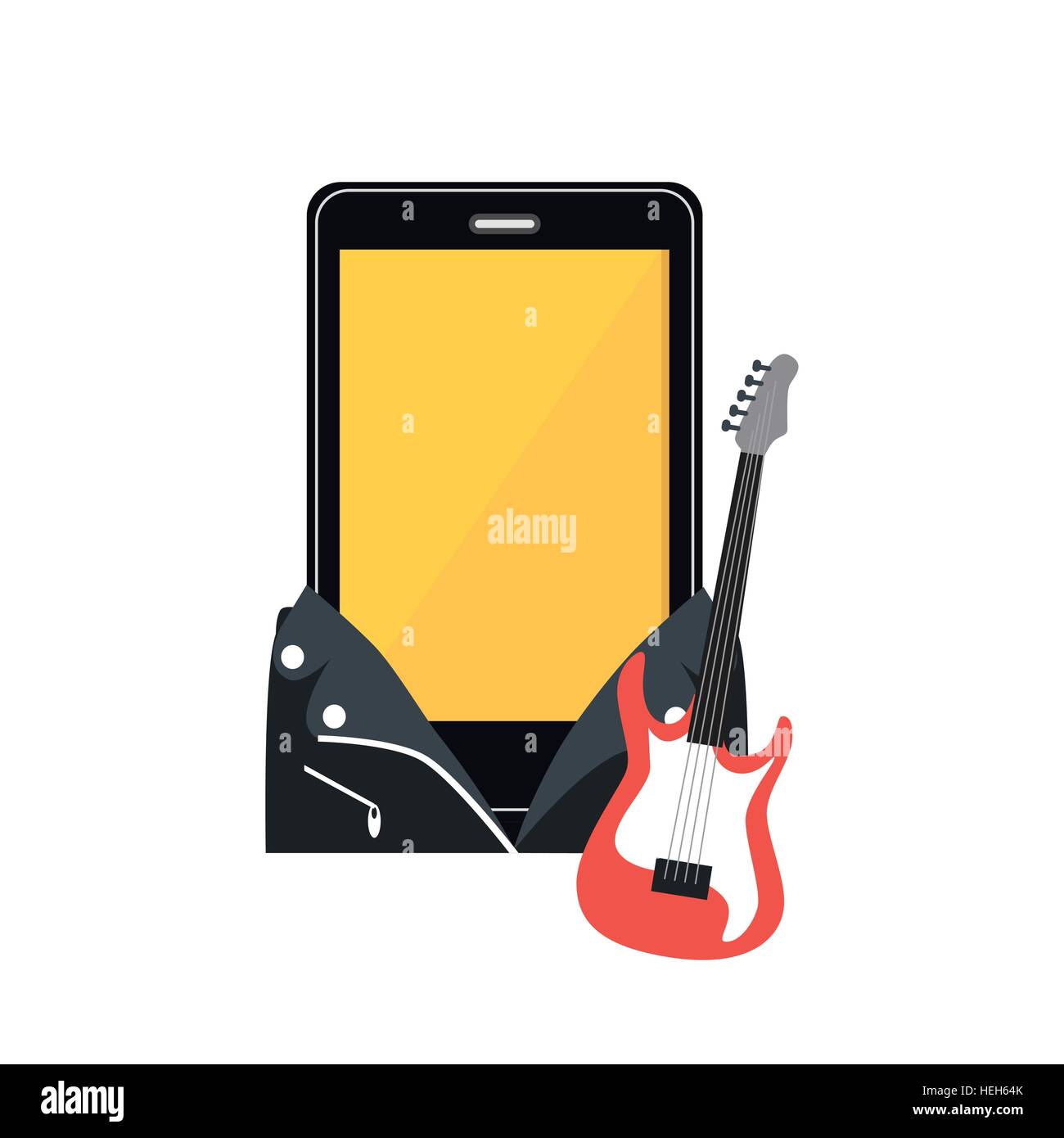 Black leather uniform Stock Vector Images - Alamy