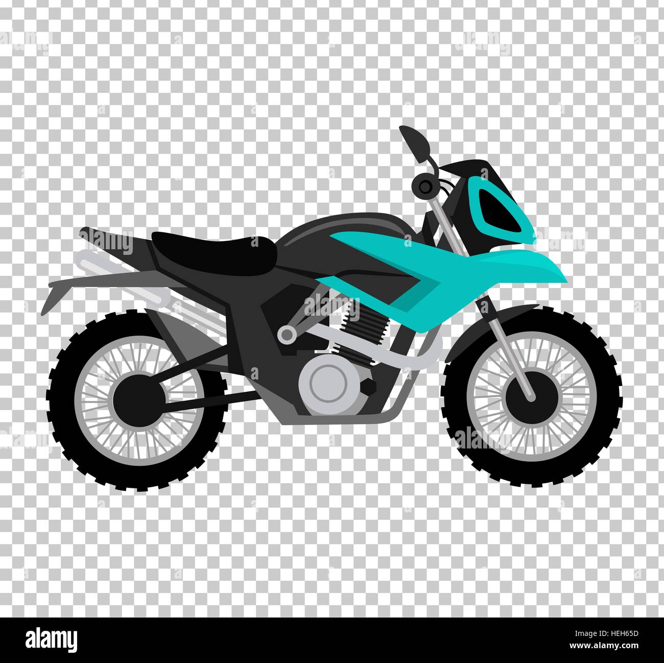 Cool motorcycle isolated on white background. Vehicle on two wheels ...