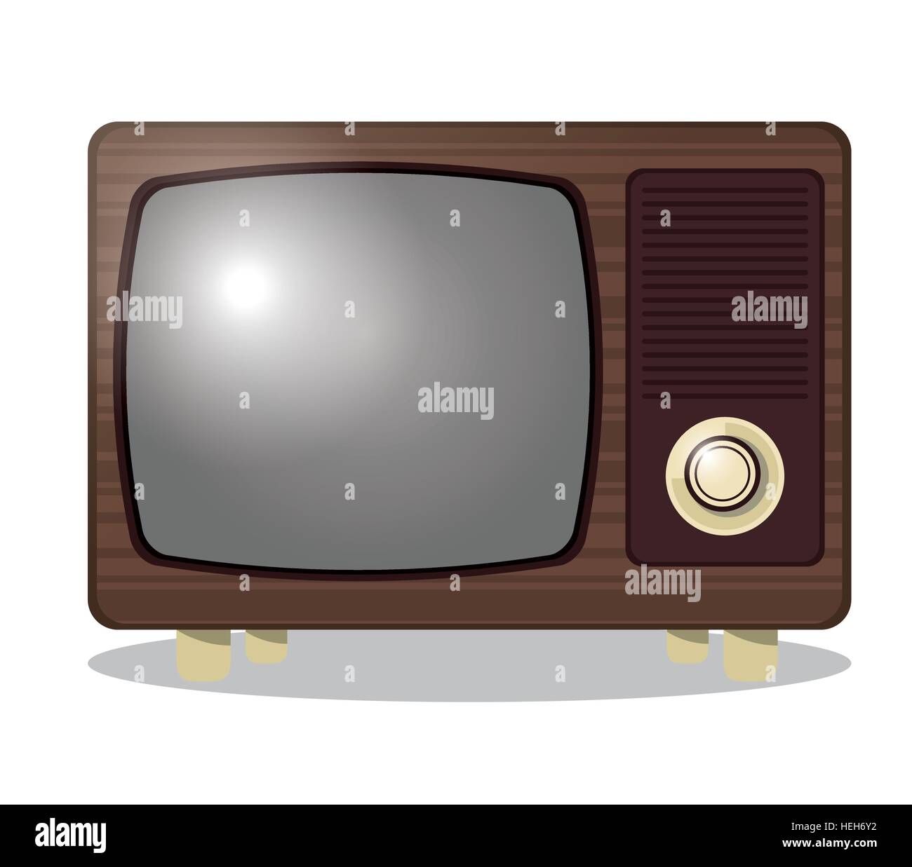 Retro TV design, Vector illustration Stock Vector Image & Art - Alamy