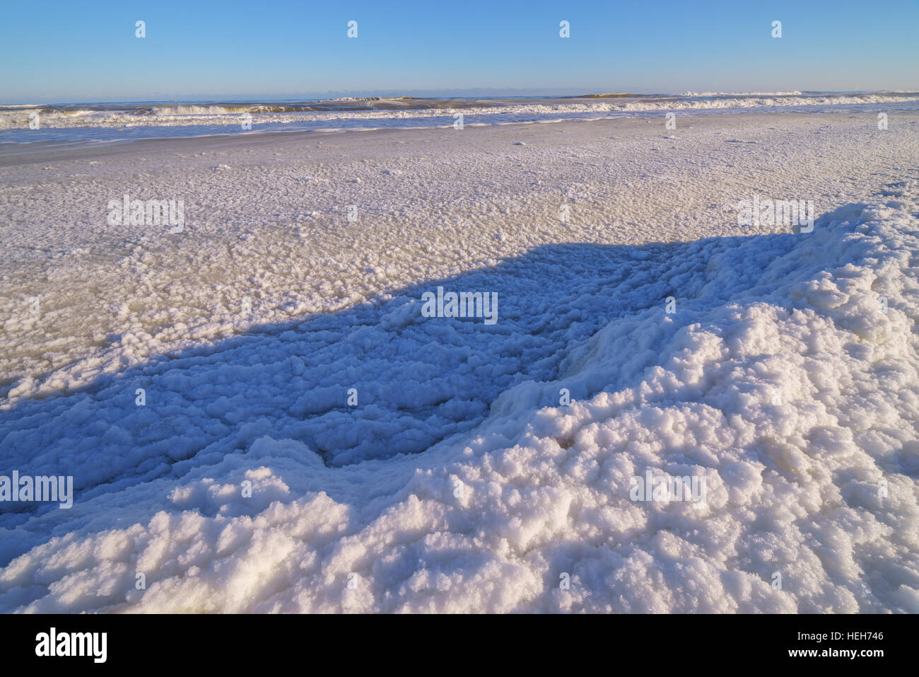 Ice covered coast of the Okhotsk sea, Sakhalin island Stock Photo - Alamy
