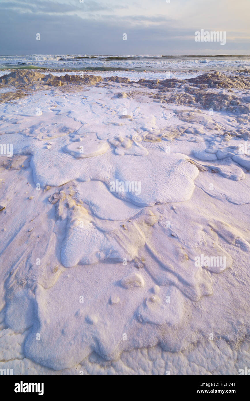 Ice covered coast of the Okhotsk sea, Sakhalin island Stock Photo - Alamy