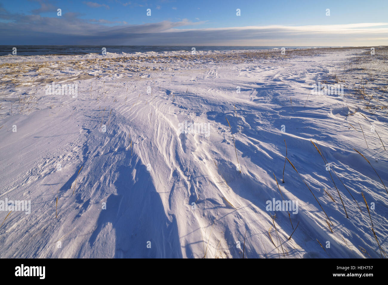 Ice covered coast of the Okhotsk sea, Sakhalin island Stock Photo - Alamy