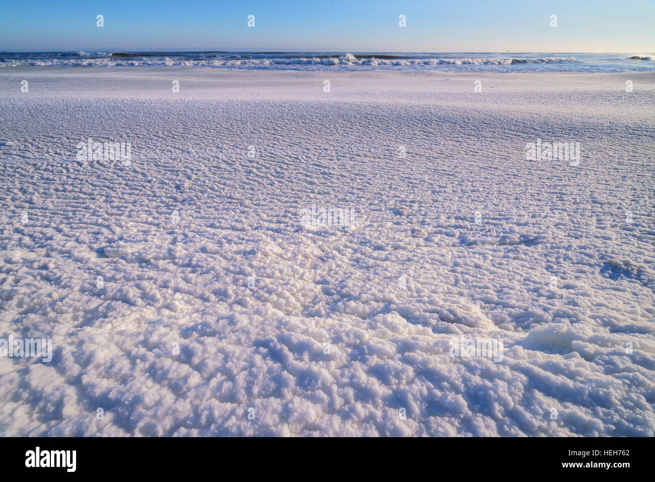 Ice covered coast of the Okhotsk sea, Sakhalin island Stock Photo - Alamy