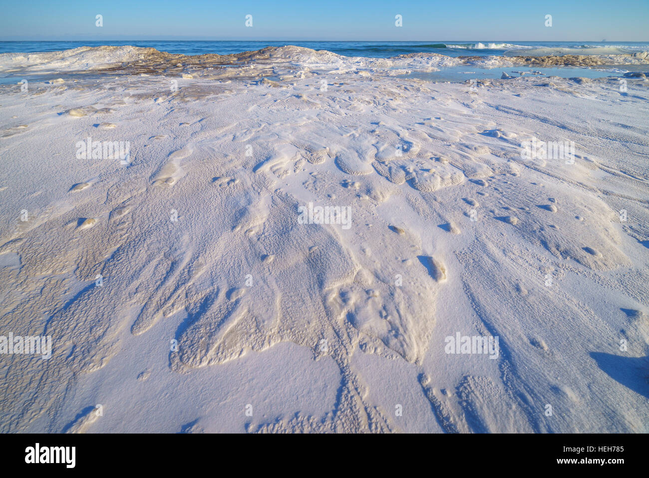 Ice covered coast of the Okhotsk sea, Sakhalin island Stock Photo - Alamy