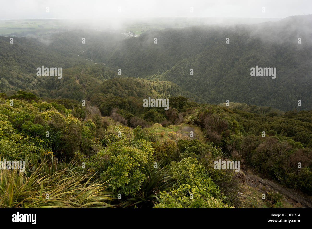Only the route and ruins remain from the Denniston Incline which ...