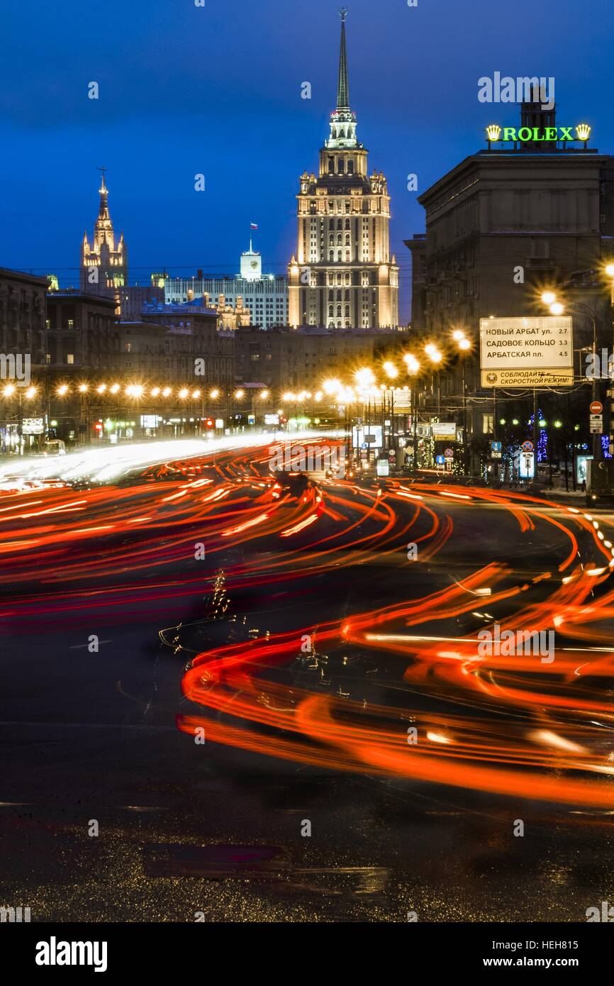 Russia, Moscow. Kutuzovsky Prospekt (Avenue Stock Photo - Alamy