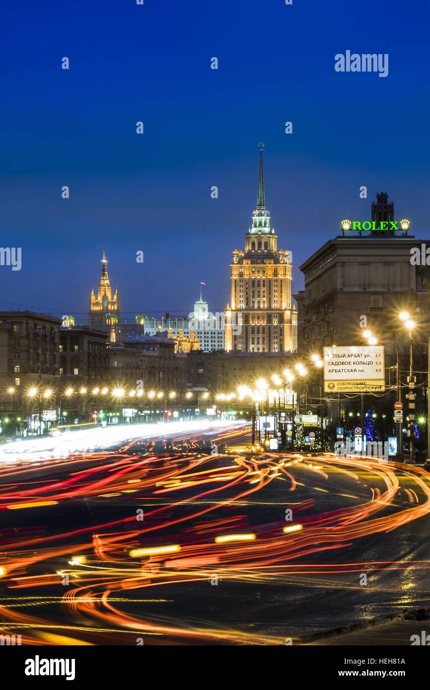 Russia, Moscow. Kutuzovsky Prospekt (Avenue Stock Photo - Alamy