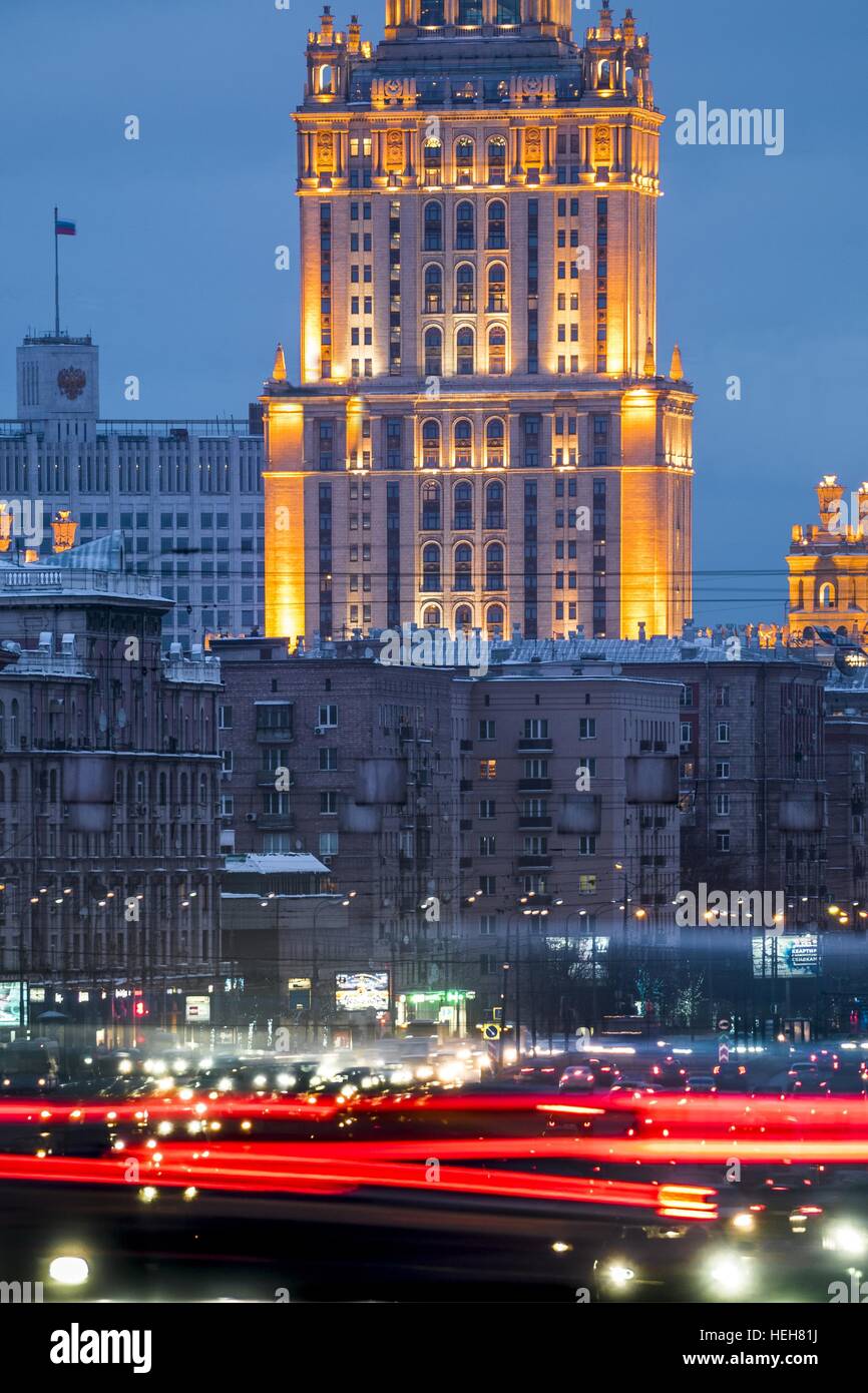 Russia, Moscow. Kutuzovsky Prospekt (Avenue Stock Photo - Alamy