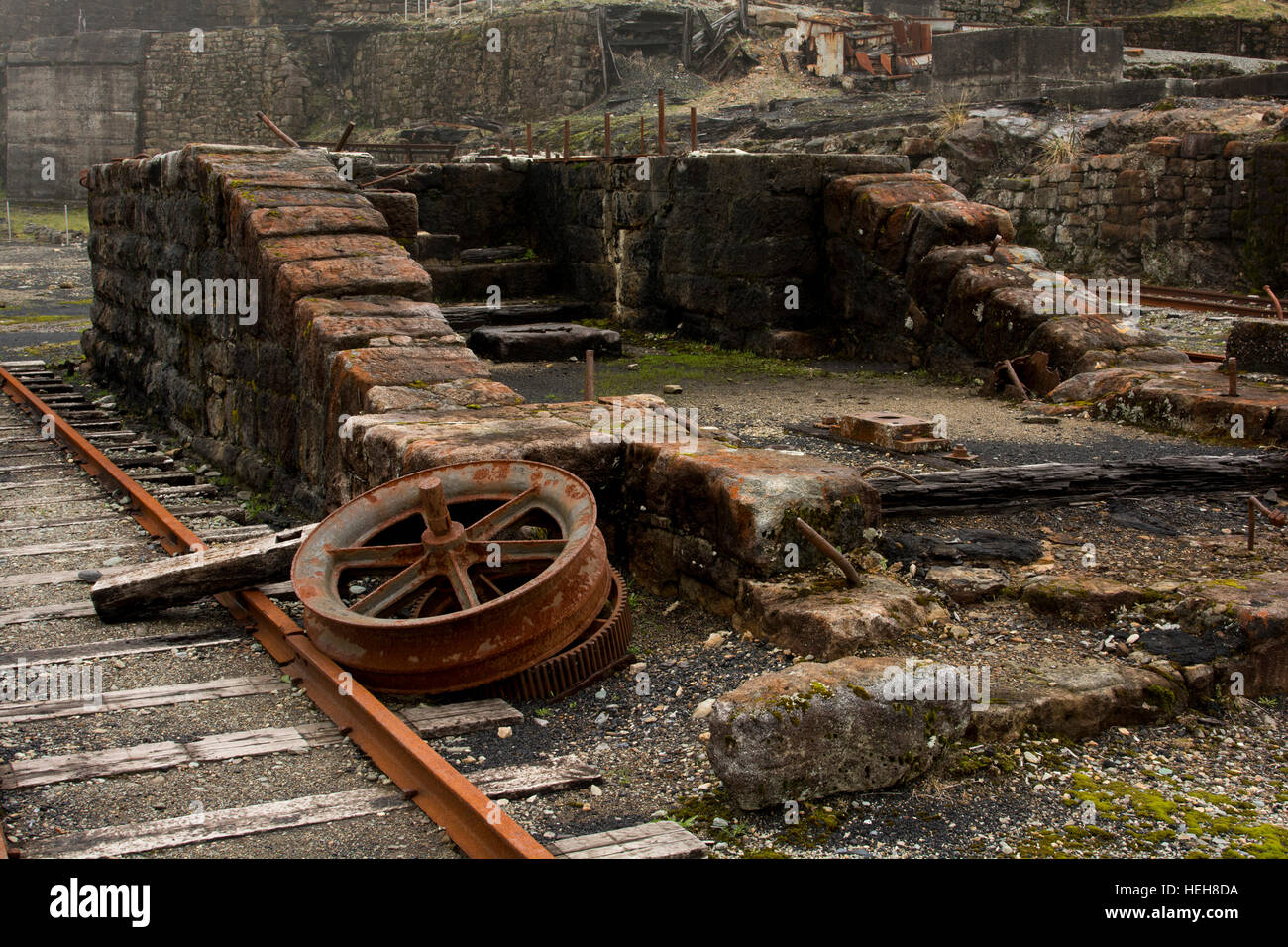 Only rusty rails and ruins remain from the Denniston Incline which ...
