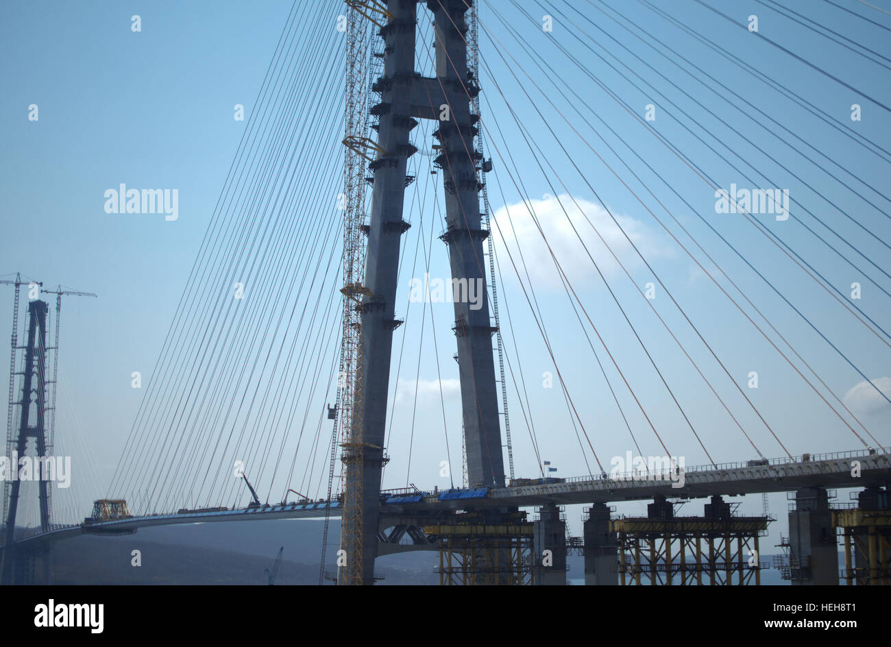 Structural steel cable stayed bridge hi-res stock photography and ...