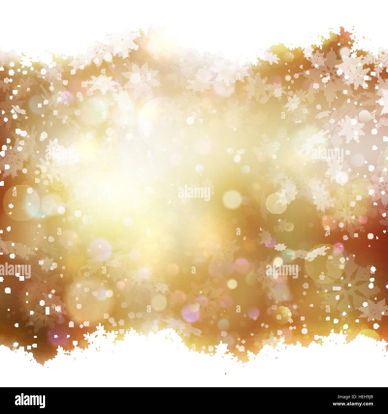 Abstract golden bokeh background. EPS 10 Stock Vector Image & Art - Alamy