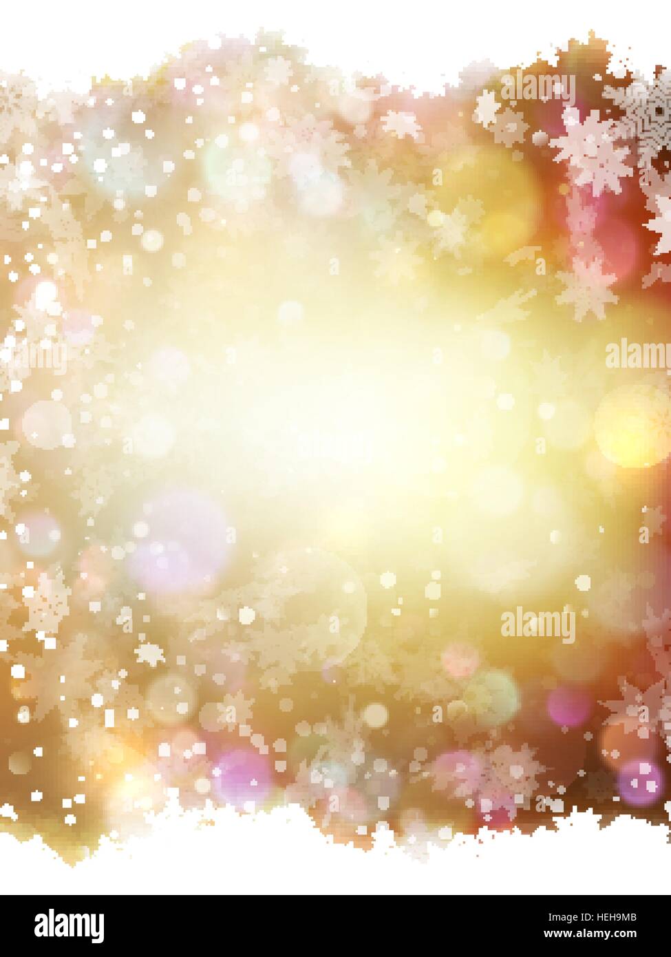 Snowflakes white background Stock Vector Images - Alamy