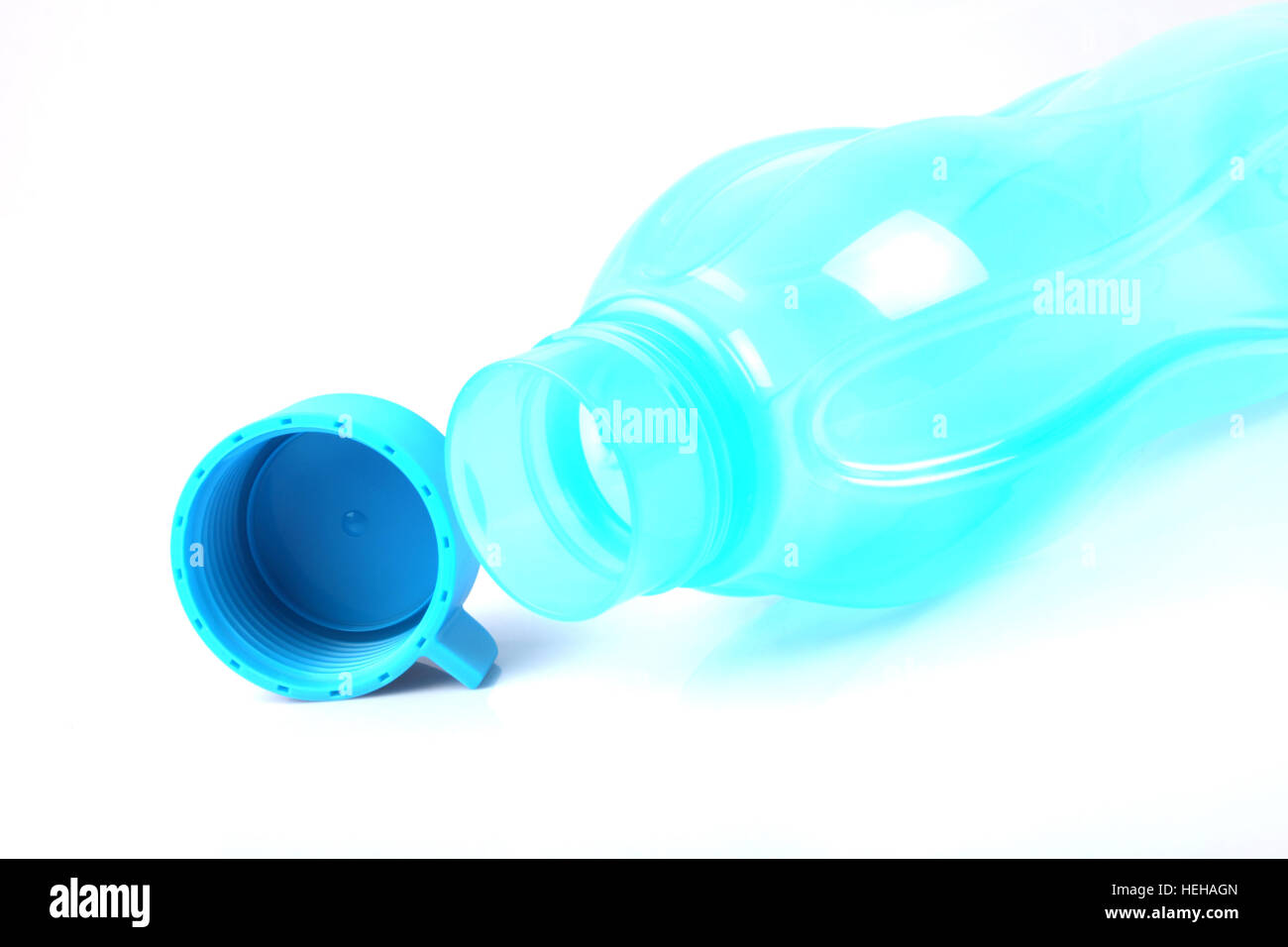 Plastic Water Bottle Isolated On White Background Stock Photo - Alamy